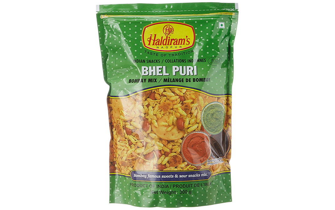 Haldiram's Nagpur Bhel Puri Pack 300 grams - Reviews | Nutrition ...