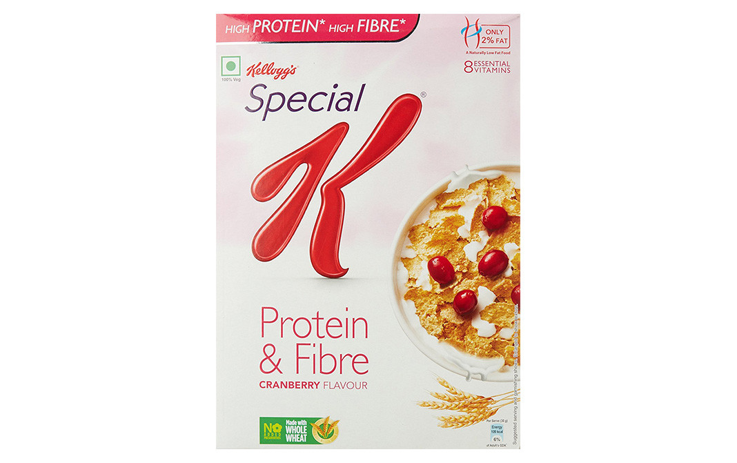 Kellogg's Special K Protein & Fibre Cranberry Flavour Box 445 grams ...