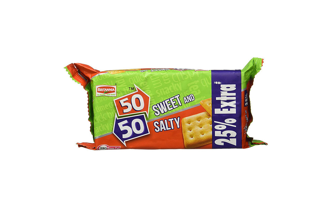 Britannia 50 50 Sweet & Salty Biscuits Pack 100 grams - Reviews ...