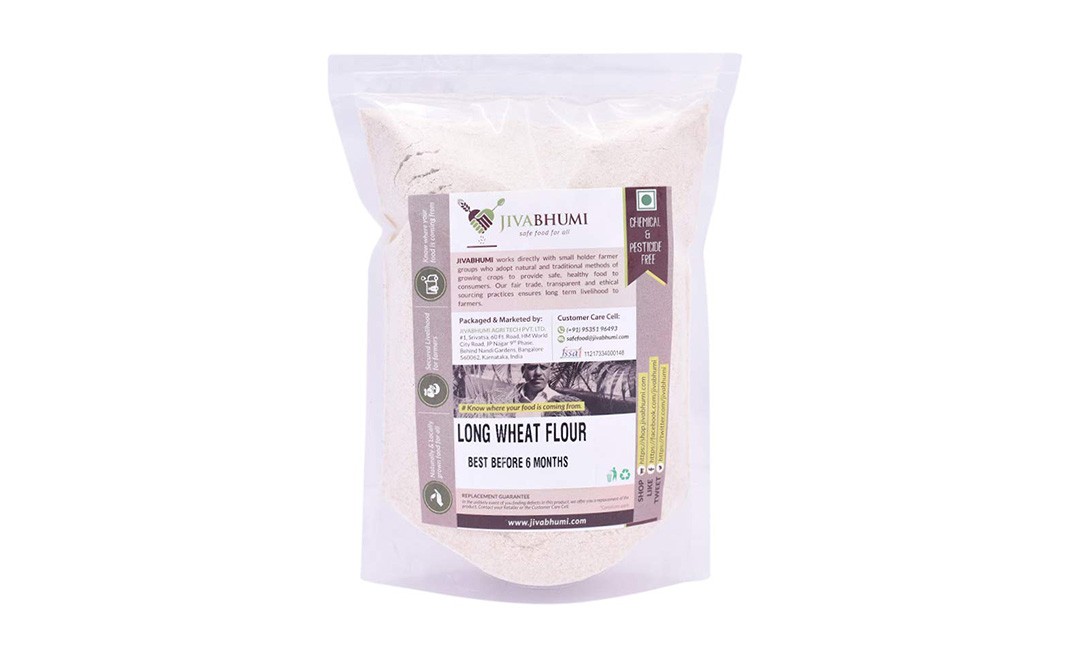 JivaBhumi Long Wheat Flour Pack 1 kilogram - GoToChef