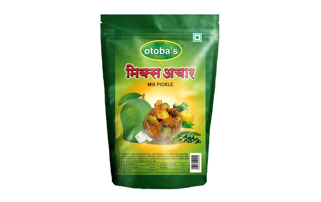 Otoba's Mix Pickle Pack 400 grams - GoToChef