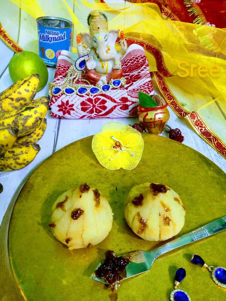 Gulkand semolina modak recipe - GoToChef